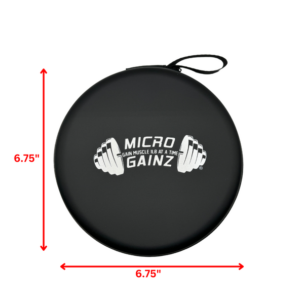 Micro Gainz Hard Shell Case for 2.5LB Dumbbell Plates